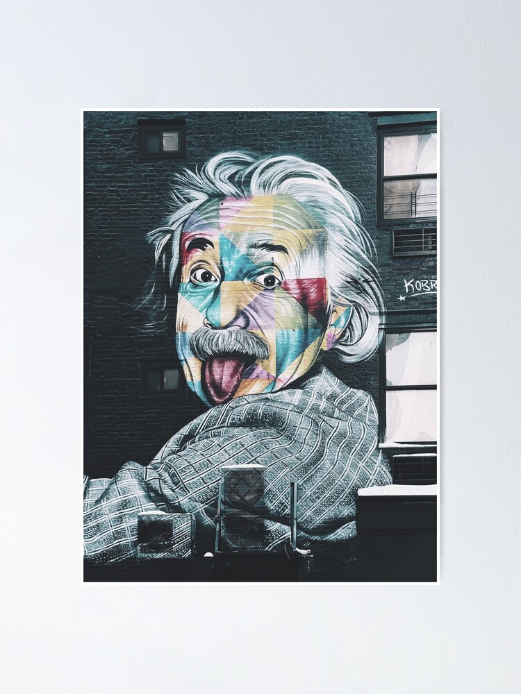 "Albert Einstein Pop Art" Poster for Sale by annalisie | Redbubble