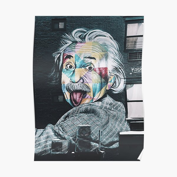 "Albert Einstein Pop Art" Poster for Sale by annalisie | Redbubble