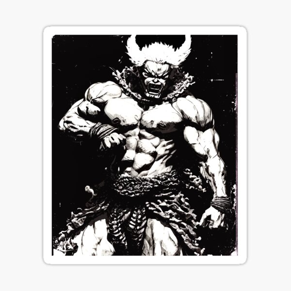 "Raging Demon" Sticker for Sale by ErsatzAcuity | Redbubble