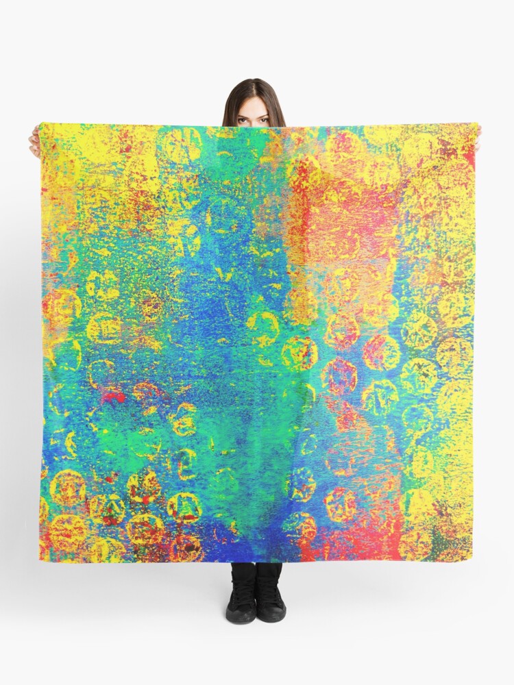 "COLORFUL BUBBLE WRAP" Scarf for Sale by tootsmagsino | Redbubble