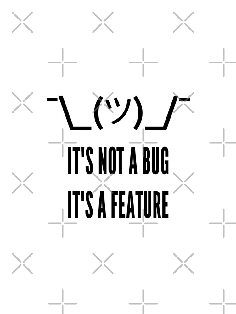 "It's Not a Bug It's a Feature - Developer Design Black" iPhone Case for Sale by geeksta | Redbubble