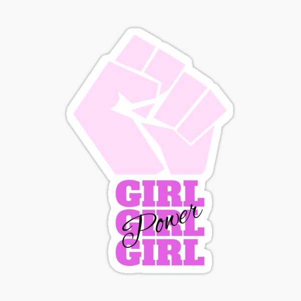 Girl Power Sticker For Sale By Tmyb Redbubble