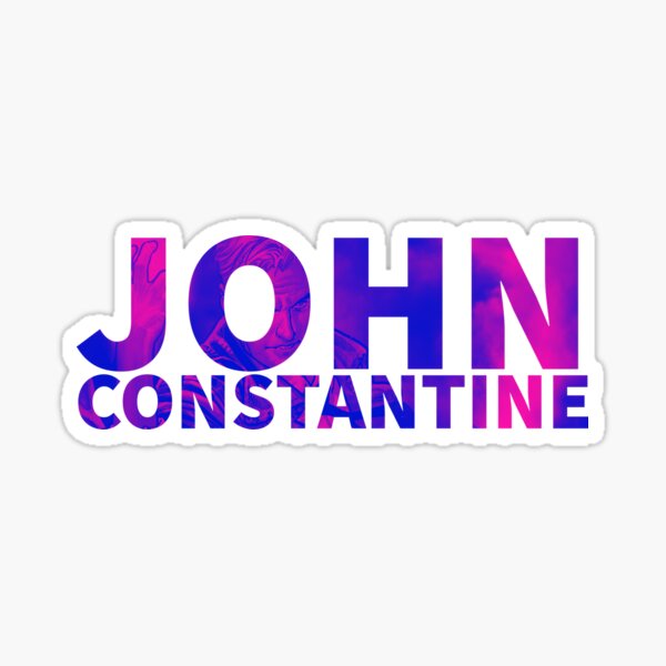 "John Constantine " Sticker for Sale by ScorpiosGraphx | Redbubble