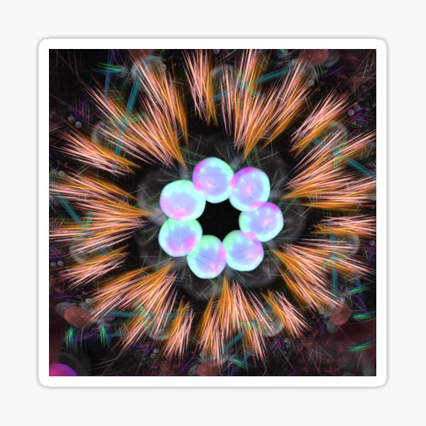 "A Prickly Flower" Sticker for Sale by Vagador | Redbubble