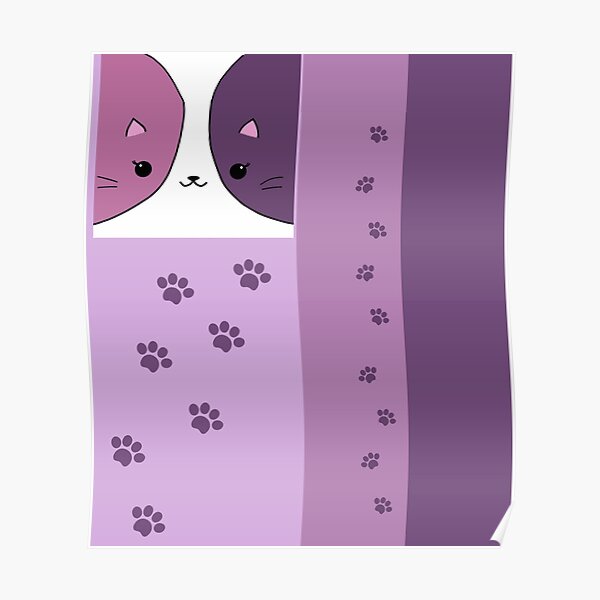 "Aphmau cat pink and purple Bag " Poster for Sale by Brainashburn ...