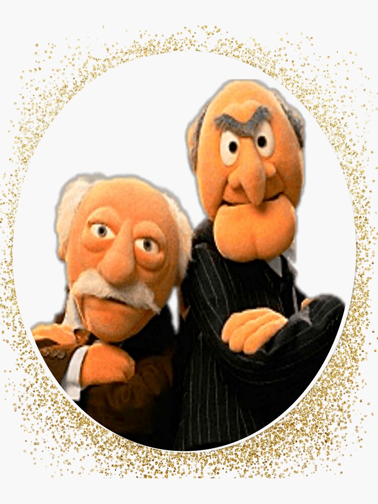 "Statler and Waldorf " Sticker for Sale by World-art-4-u | Redbubble