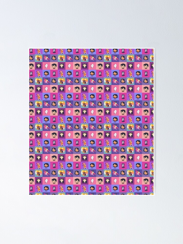 "Aphmau Collection Mosaik Aaron" Poster for Sale by Brainashburn ...