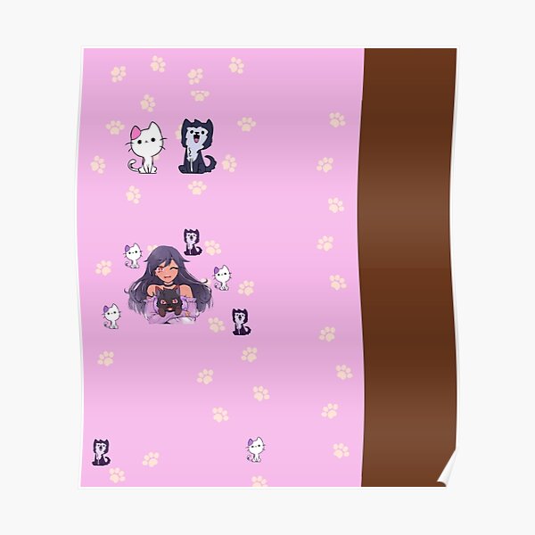 "Aphmau Pets Sticker Pack " Poster for Sale by Brainashburn | Redbubble