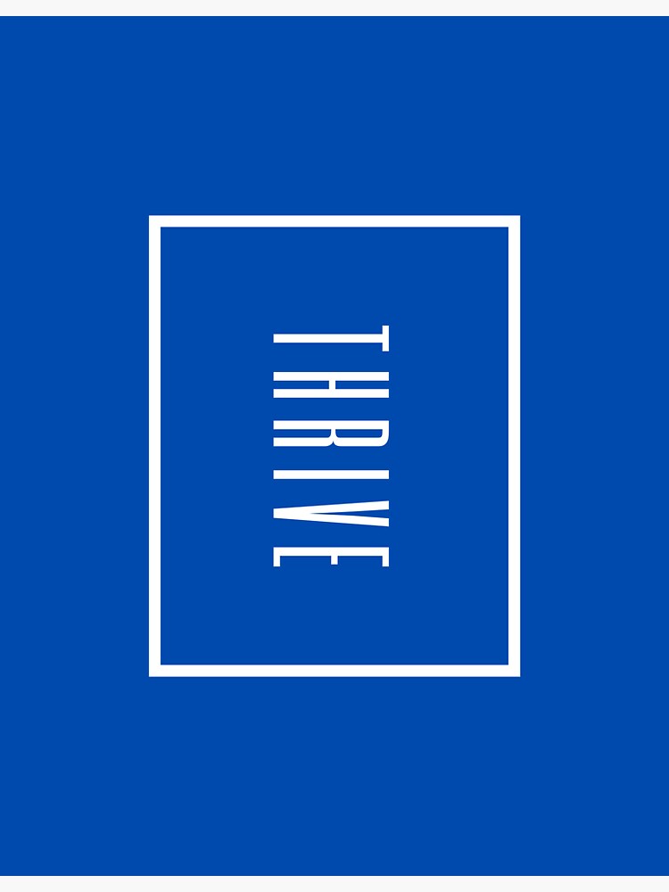 "Thrive" Sticker for Sale by Maniwarsi | Redbubble