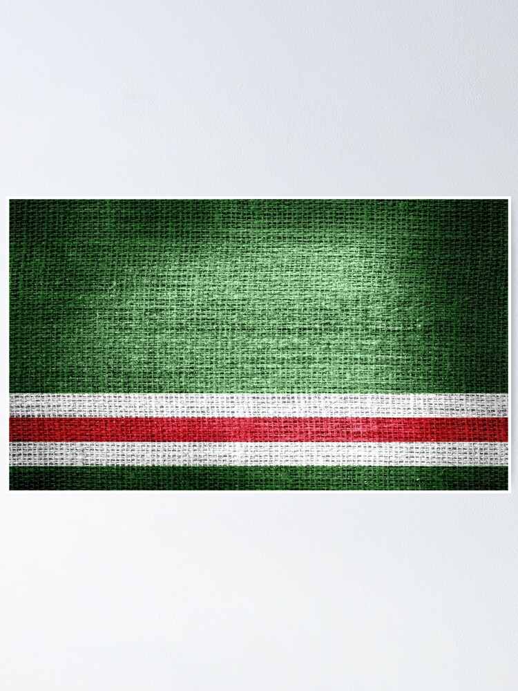 Poster « Drapeau de la République tchétchène d'Ichkeria », par enhan ...