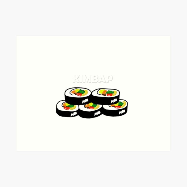 "Kimbap " Art Print for Sale by sihwa | Redbubble