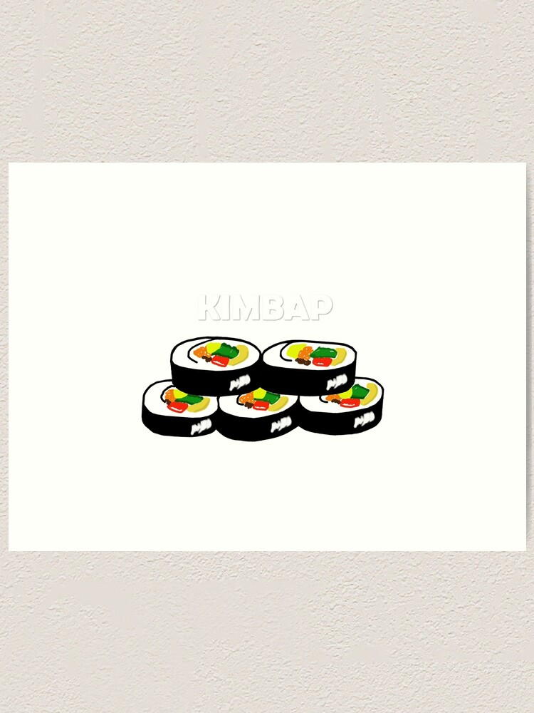 "Kimbap " Art Print for Sale by sihwa | Redbubble