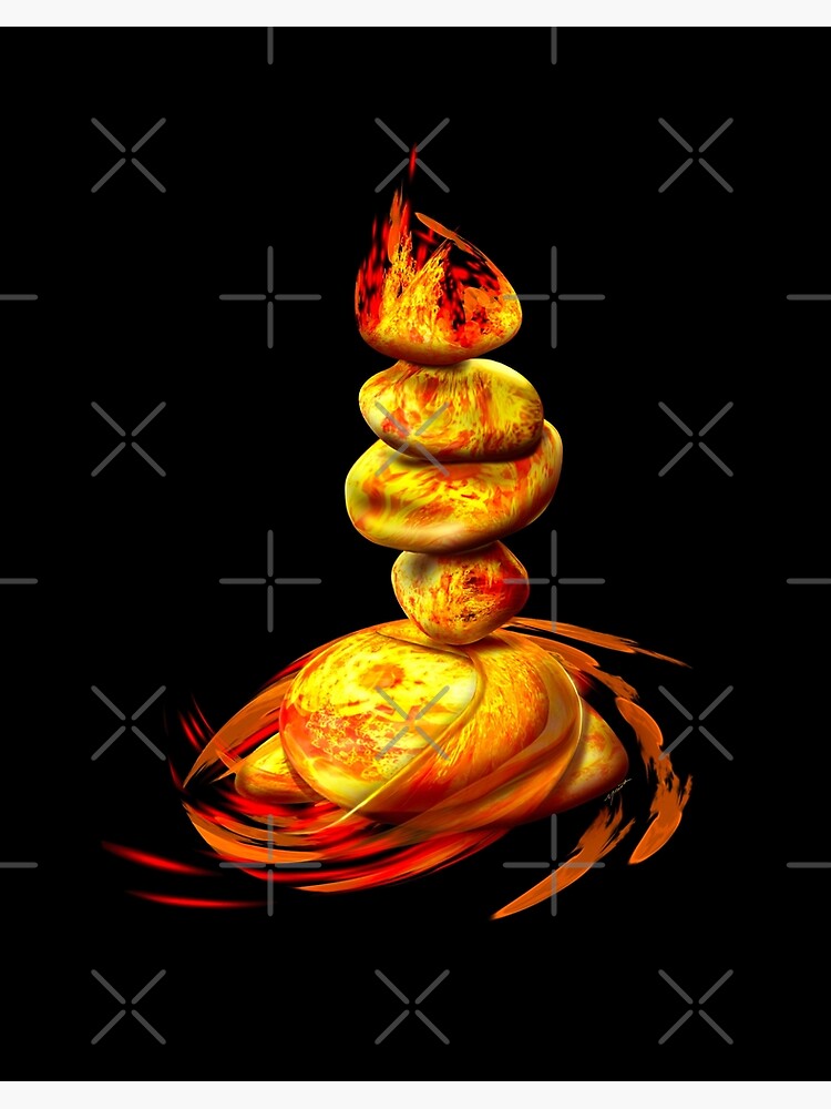 "Zen Stone/Rock Stack~Lava Collection " Poster for Sale by ...