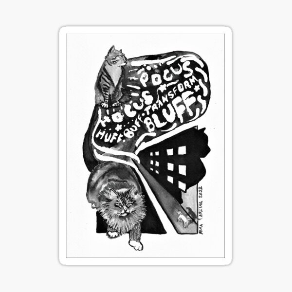 "Bluff" Sticker for Sale by RinaArling | Redbubble