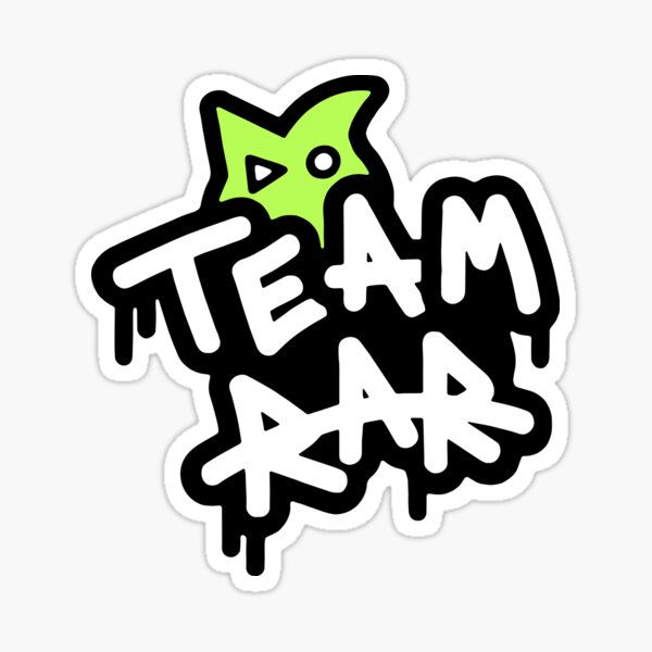 "Team Rar Graffiti" Sticker for Sale by AlyonaBarno | Redbubble