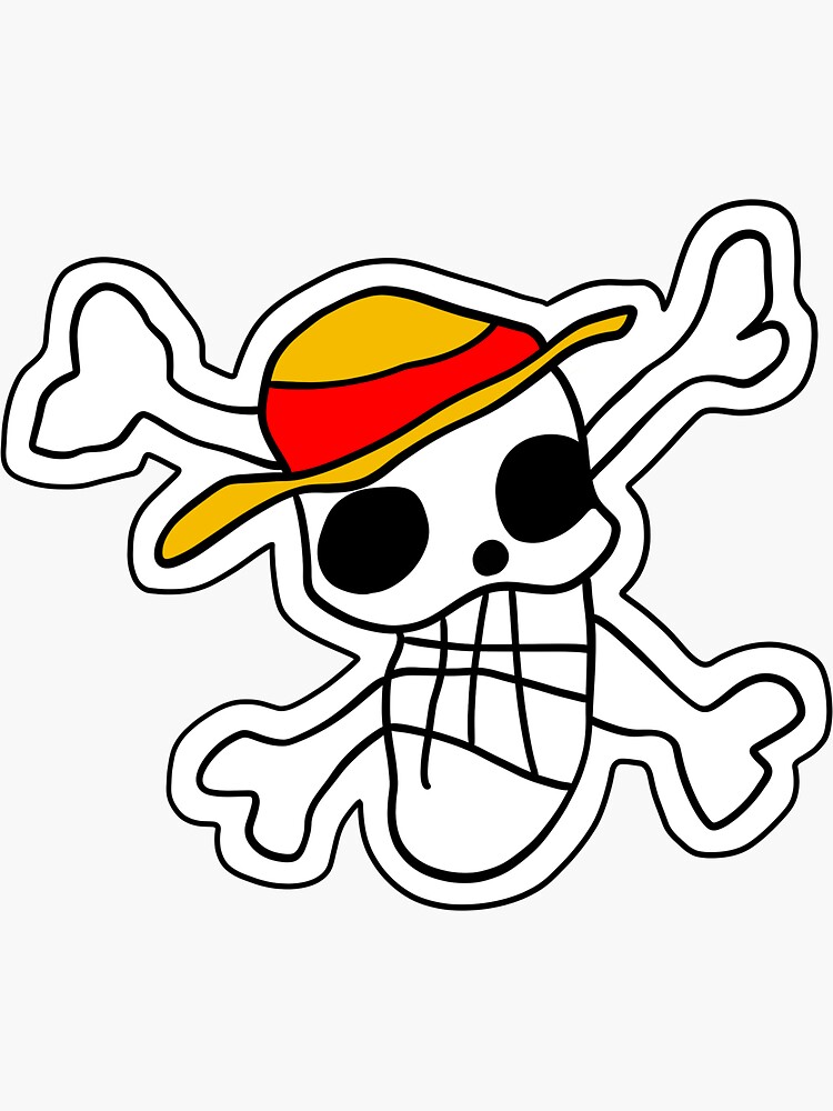 "mugiwara flag design by luffy" Sticker for Sale by AlyeskaSmile ...