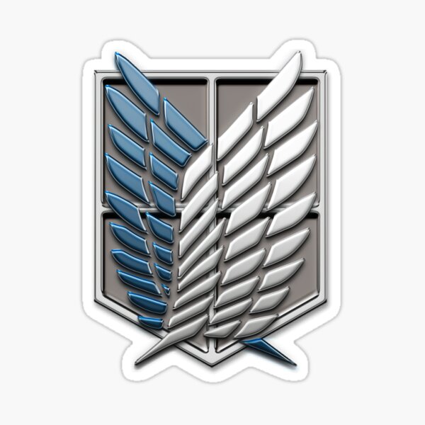 "Attack on titans 2 Logo " Sticker for Sale by shepyaaleedv | Redbubble