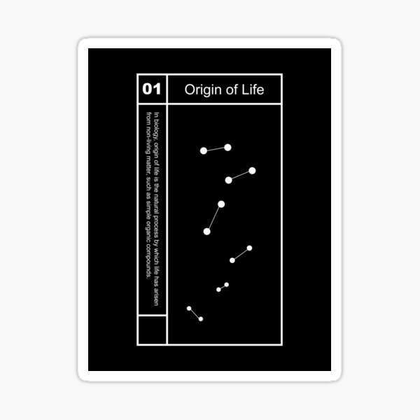 "Origin of Life" Sticker for Sale by cosmosmood | Redbubble