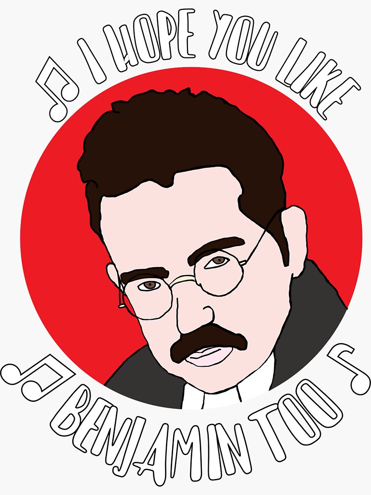 "Walter Benjamin" Sticker for Sale by KJCasey1982 | Redbubble