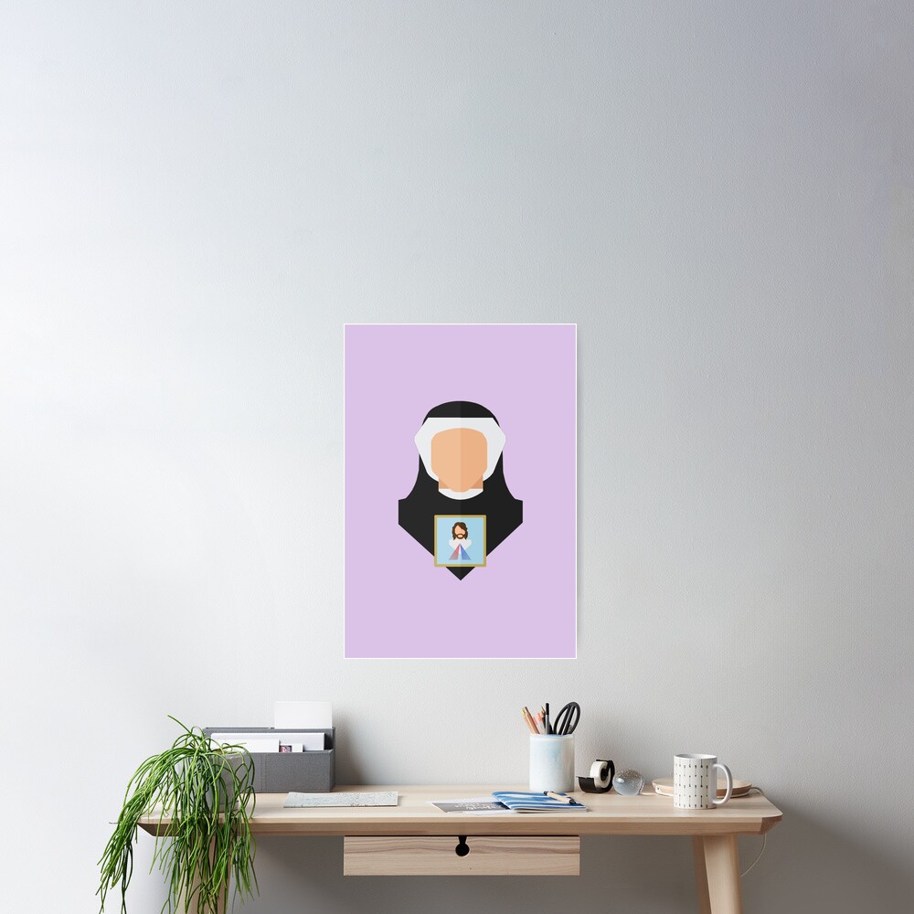 "St. Faustina" Sticker for Sale by mikbails | Redbubble