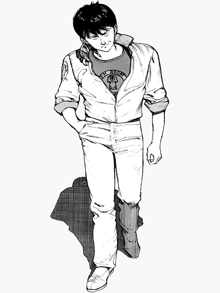 "Akira - Mitsuru Kuwata " Sticker for Sale by jack1301z | Redbubble