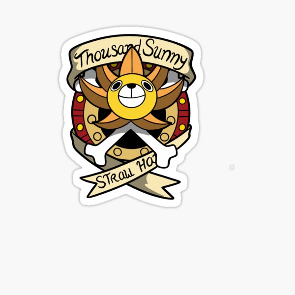 "Thousand Sunny" Sticker by AlyeskaSmile | Redbubble