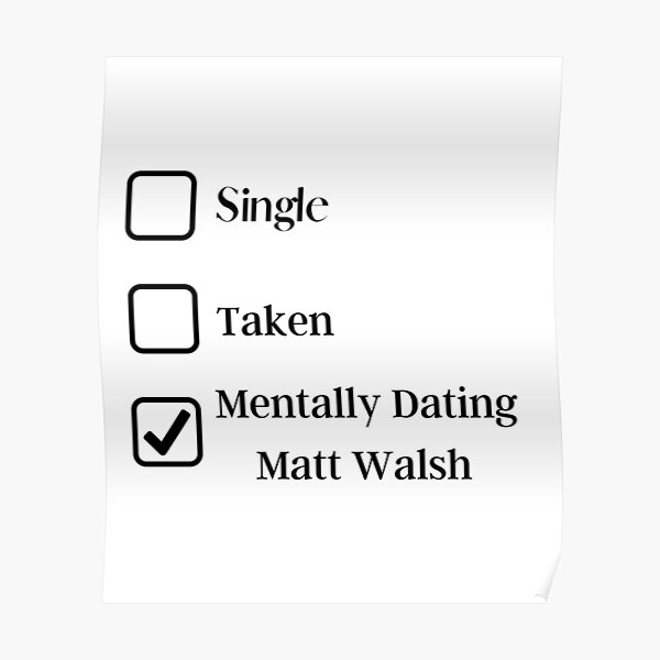 Póster «Matt Walsh Matt Walsh Matt Walsh Matt Walsh Matt Walsh Matt ...