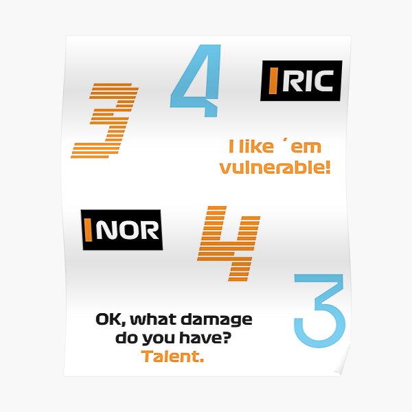 "McLaren Sticker Pack 2022" Poster for Sale by demhan | Redbubble