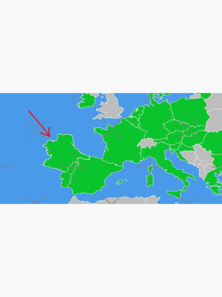 "Listenbourg map" Sticker for Sale by ArtAndDesignA | Redbubble