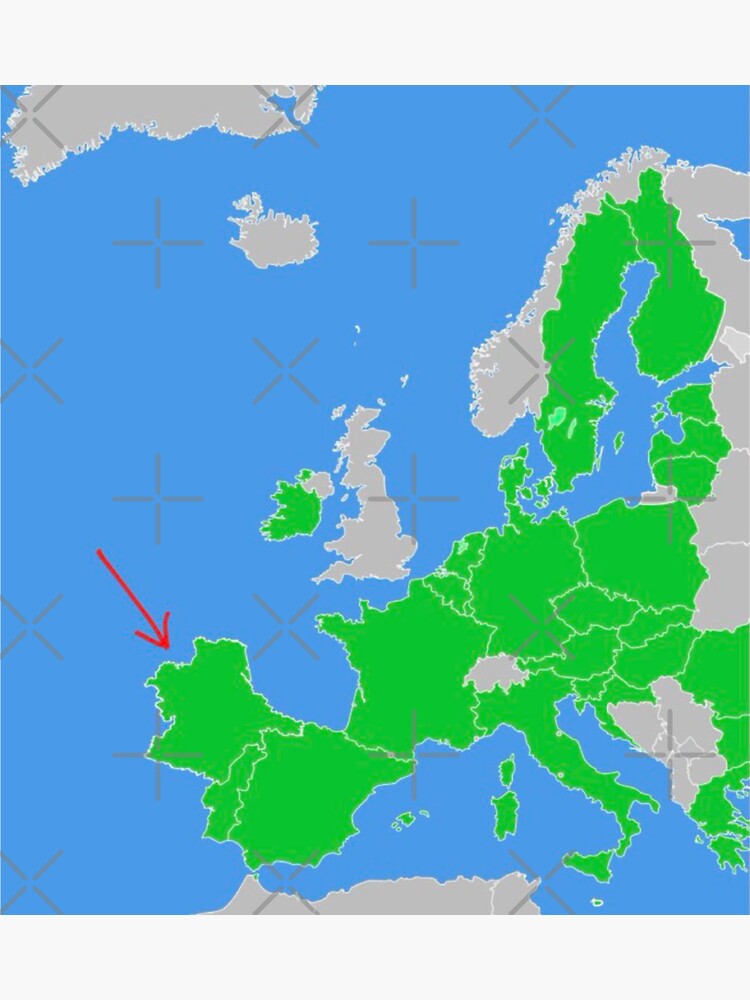 "Listenbourg map" Sticker for Sale by ArtAndDesignA | Redbubble