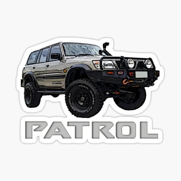 "Nissan Patrol GU " Sticker for Sale by GilbertBernhard | Redbubble