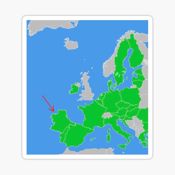 "Listenbourg map" Sticker for Sale by ArtAndDesignA | Redbubble