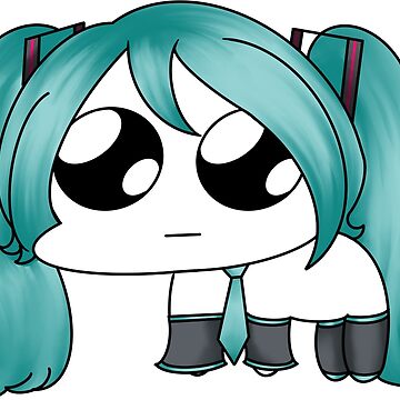 "miku creature" Sticker for Sale by rosselliniart | Redbubble