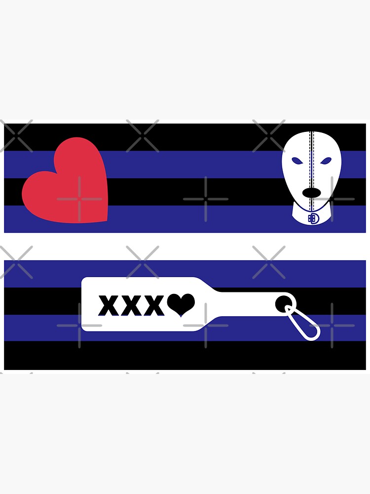 "WOOFZ® Leather Pride Flag with Punishment" Sticker for Sale by woofz ...
