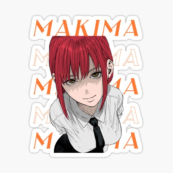 "chainsaw man makima" Sticker for Sale by Fanartz-Designs | Redbubble