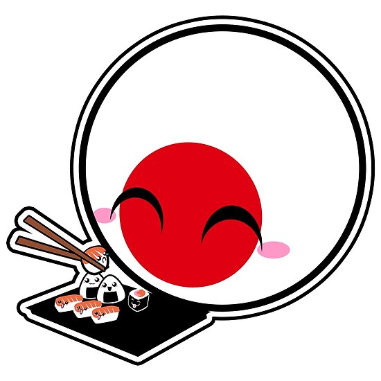Pósters «Japanball - Sushi - Polandball Countryball» de poland-ball ...