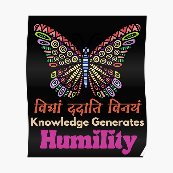 "Emotional intelligence: Wisdom, Knowledge Generates Humility" Poster ...