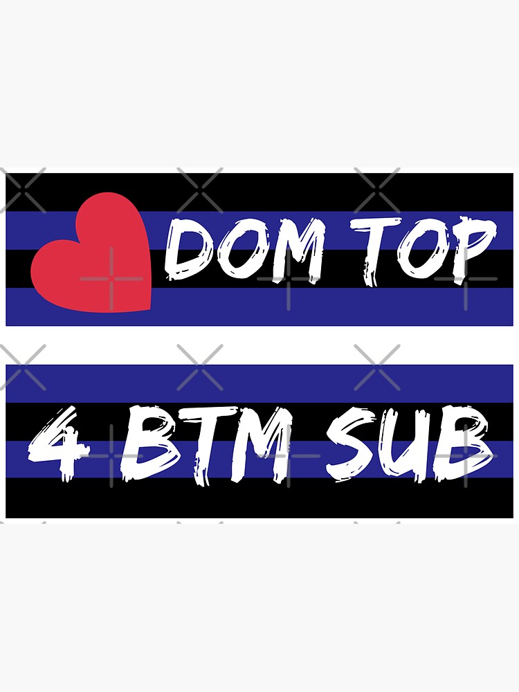 "WOOFZ® Leather Pride Flag Dom Top 4 Bottom Sub" Sticker for Sale by ...