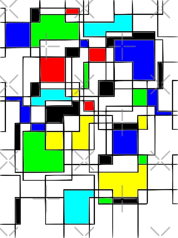 "Random Squares" by Almdrs | Redbubble