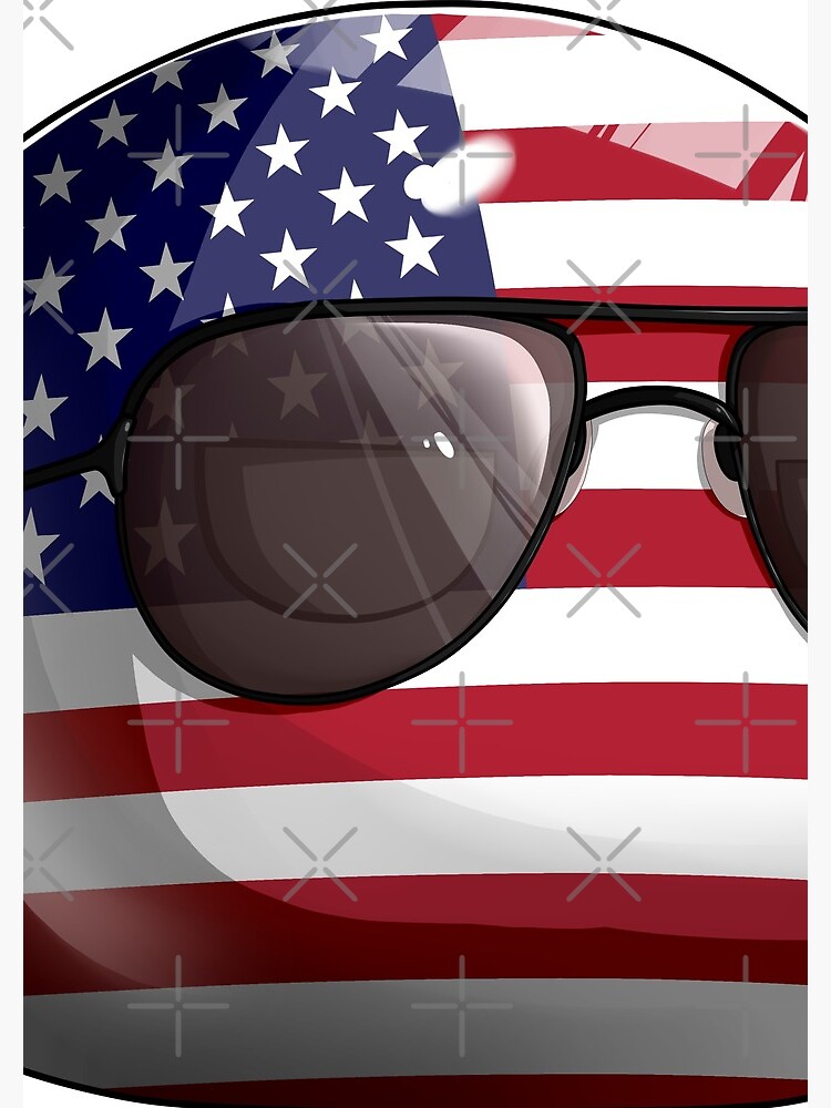 "Americaball, Muricaball, USAball Polandball Countryball" Spiral ...