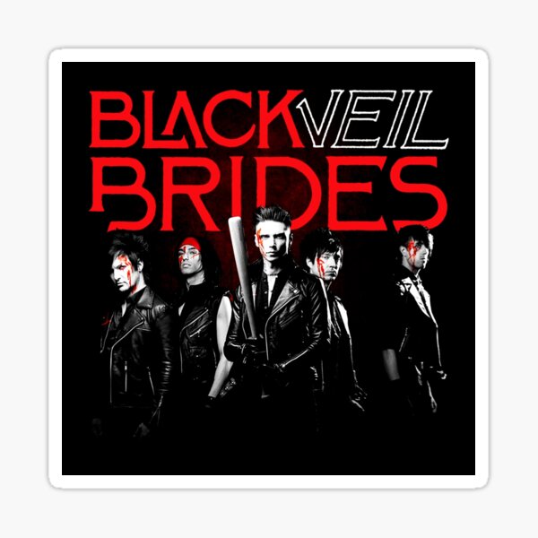 "bvb black veil brides" Sticker for Sale by adelelkinson | Redbubble