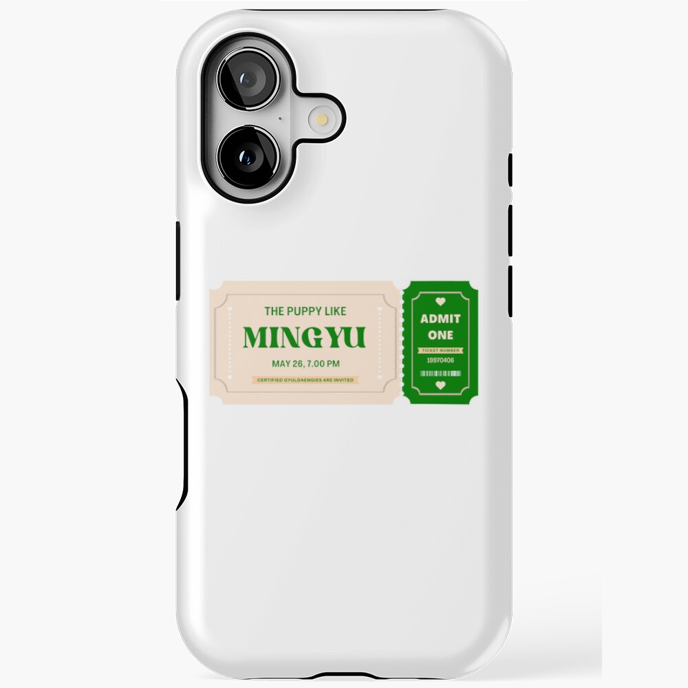 "Mingyu Seventeen Ticket" Sticker for Sale by Strawberryne | Redbubble