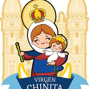"VIRGIN OF CHINITA" Sticker by corotosguay | Redbubble