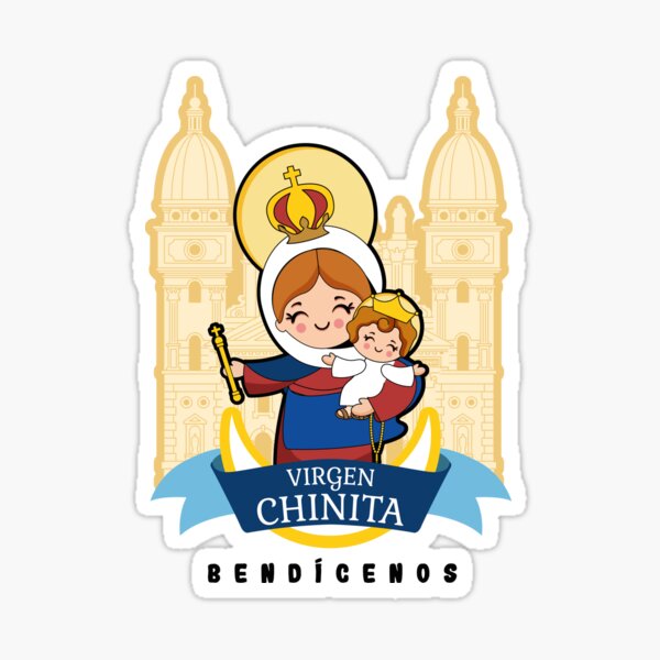 "VIRGIN OF CHINITA" Sticker by corotosguay | Redbubble