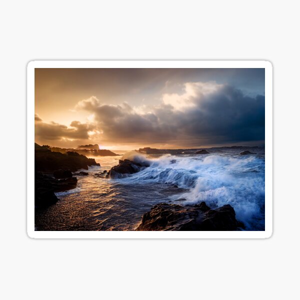 "Incoming Tide" Sticker for Sale by MarkColeImaging | Redbubble