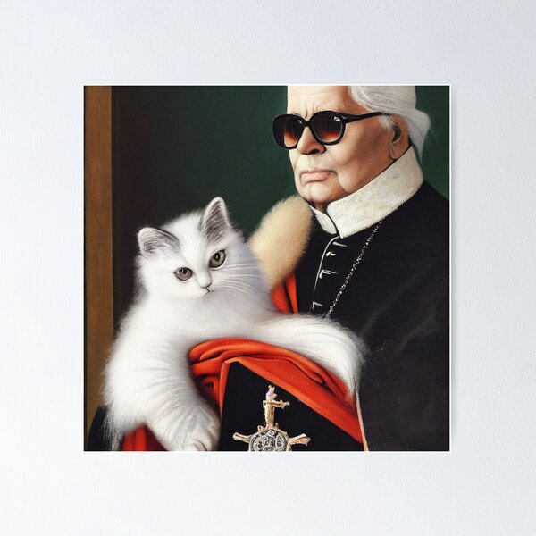 "Karl & Cat 2" Poster for Sale by The-11th-Floor | Redbubble