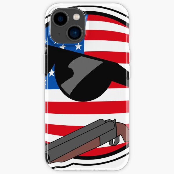 "Muricaball (USAball) With Gun - Polandball's Countryballs" iPhone Case ...
