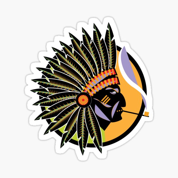 "Indian Chief" Sticker for Sale by Stargirl--shop | Redbubble