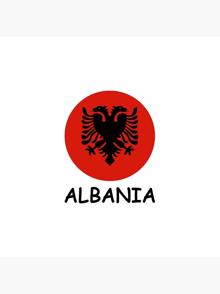 "albania logo" Poster for Sale by Iskanderox | Redbubble