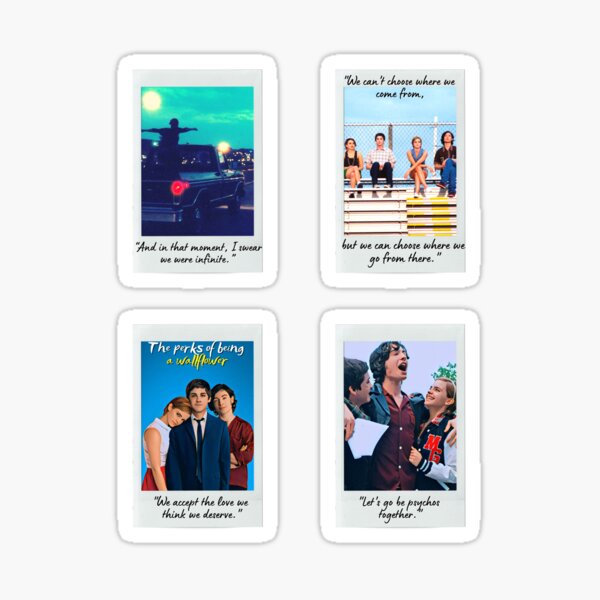 "Perks of being a wallflower Sticker Pack | Perks of being a wallflower ...